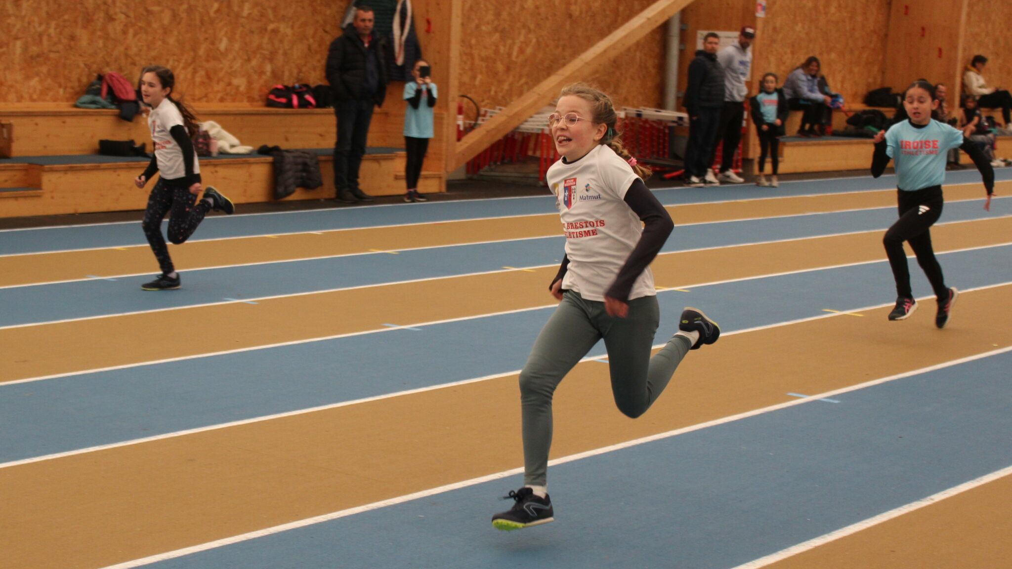 Triathlon poussin(e)s à Guilers 24/02/2024 - Stade Brestois Athlétisme